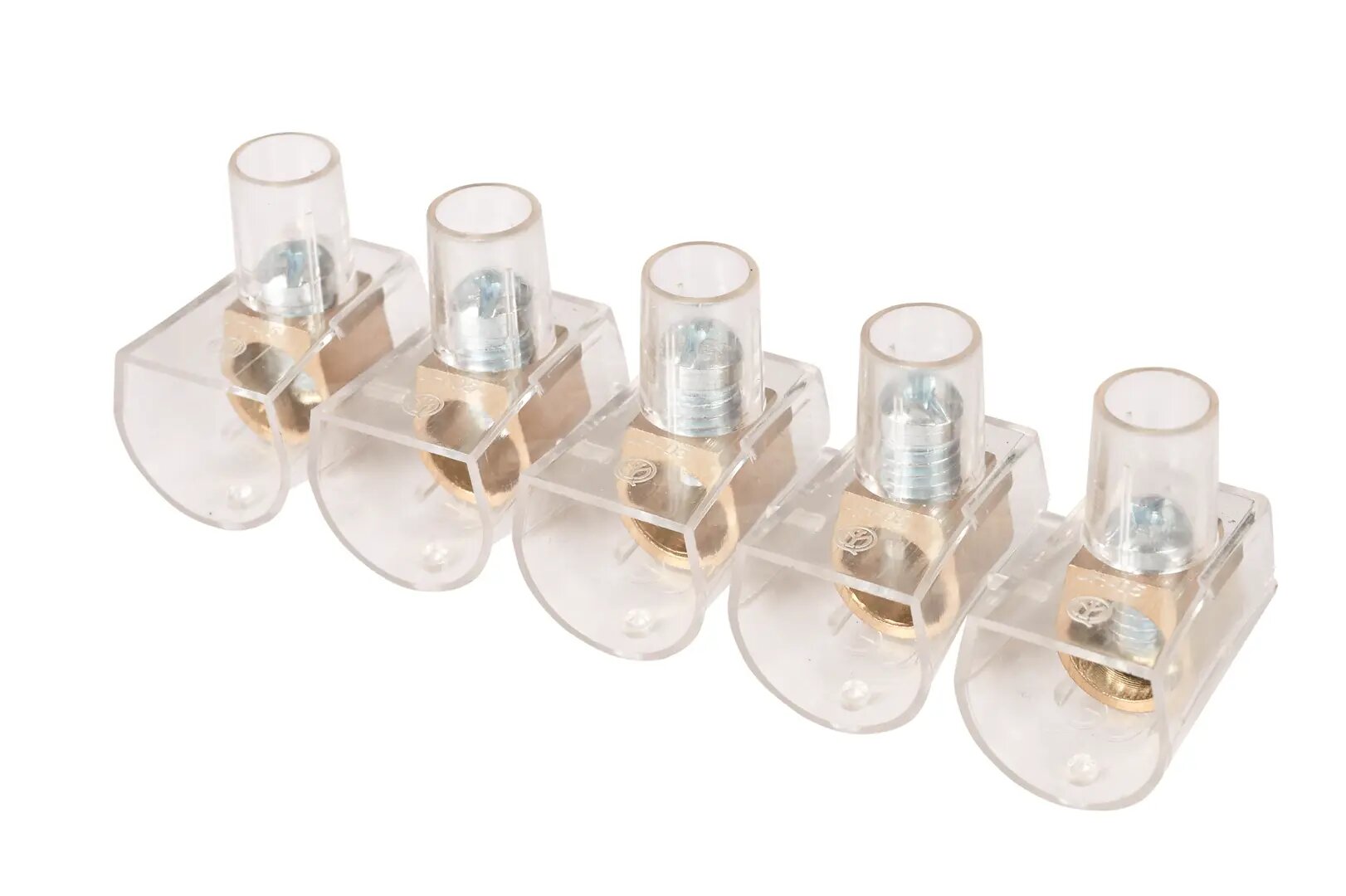 Зажим для кабеля кзви 2x6 мм², пластик