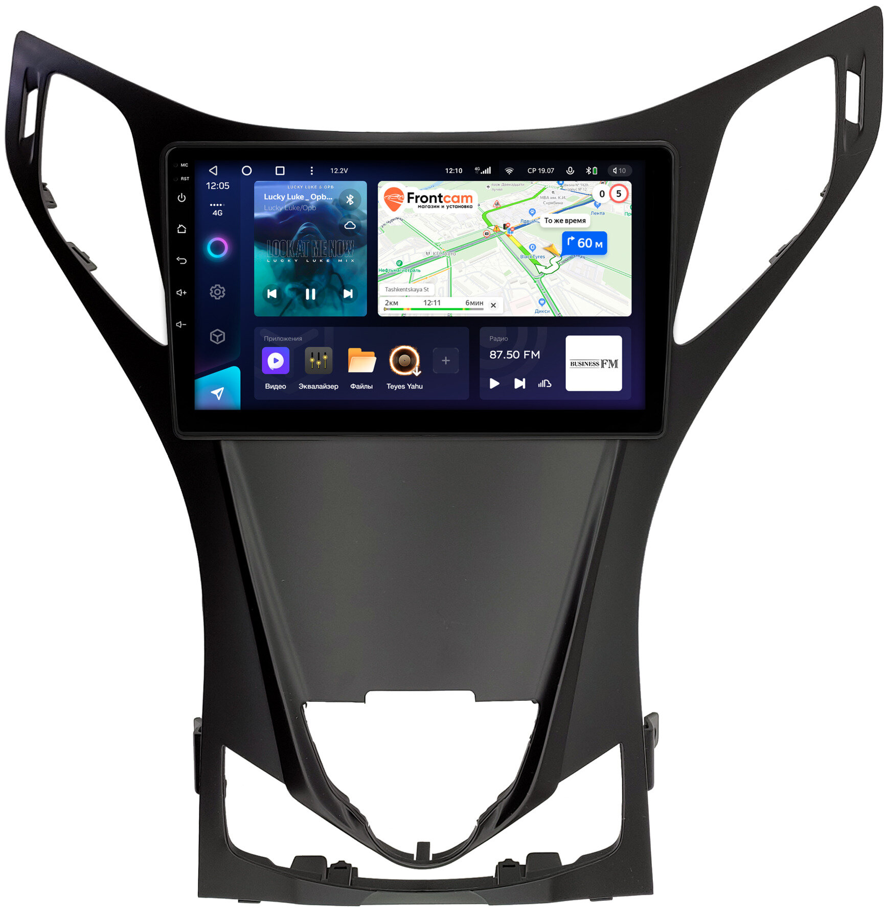 Штатная магнитола Teyes CC3 4/64 9" RM-9-0275 Hyundai Grandeur 5, Azera 2 2011-2016 (матовая) Android 10 (4G-SIM, DSP, QLed)