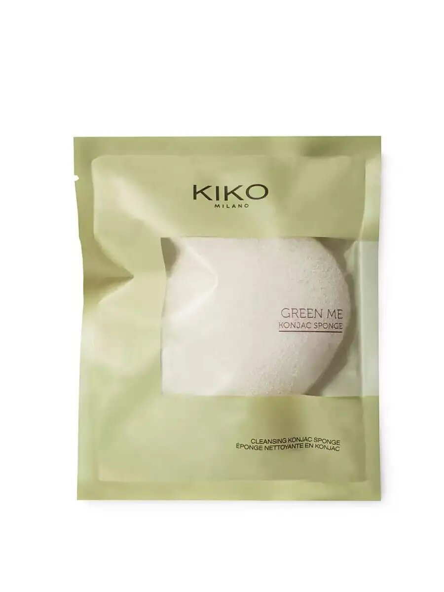 Спонж конняку для очищения и отшелушивания кожи лица