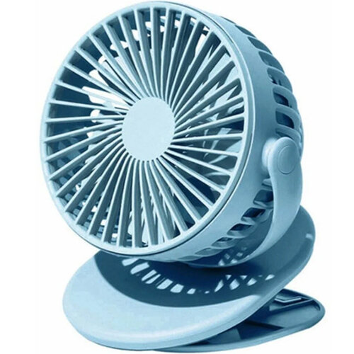 Вентилятор портативный SOLOVE F3 Dark Blue RUS F3DBRU настольный на клипсе, 2000мА/ч, USB-C, 3 скорости, синий