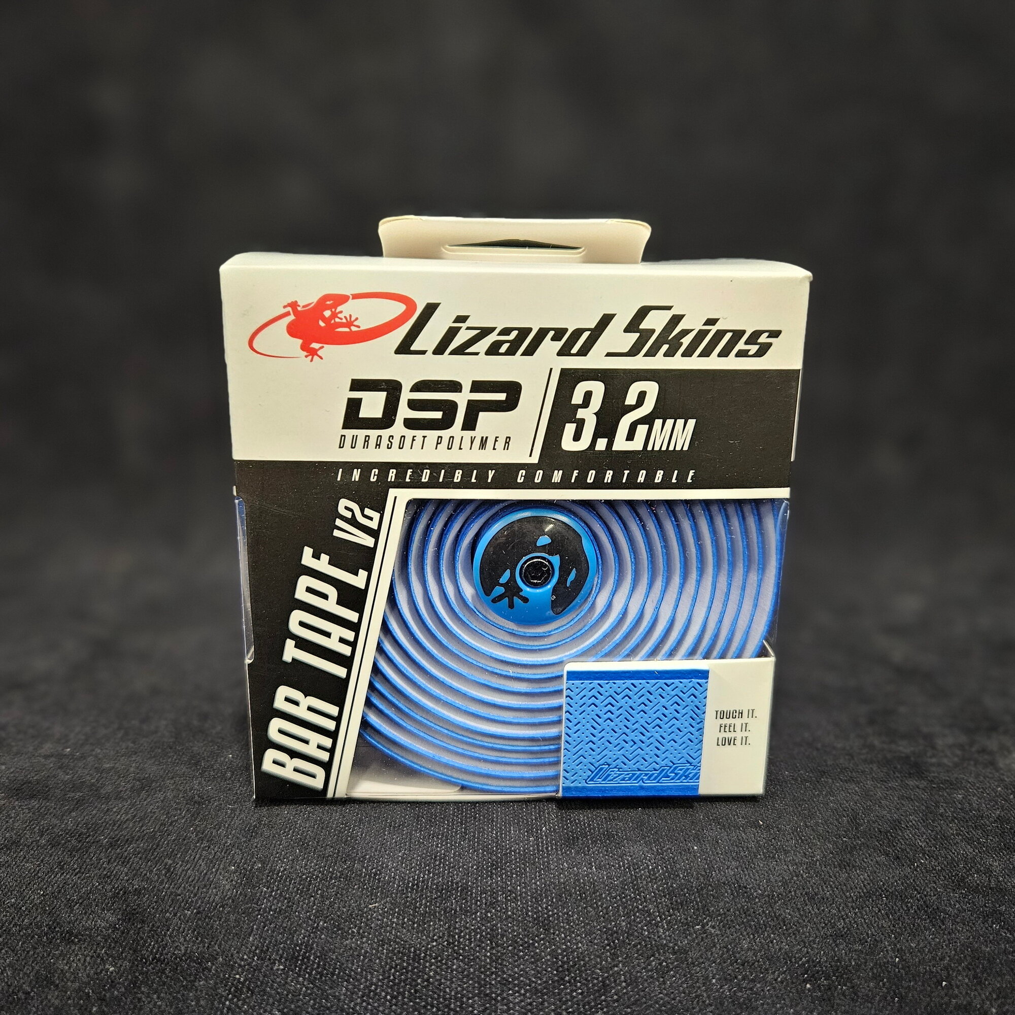 Обмотка (лента) для руля велосипеда Lizard Skins DSP V2 3.2 mm, Cobalt Blue, толщина 3.2 мм, синяя