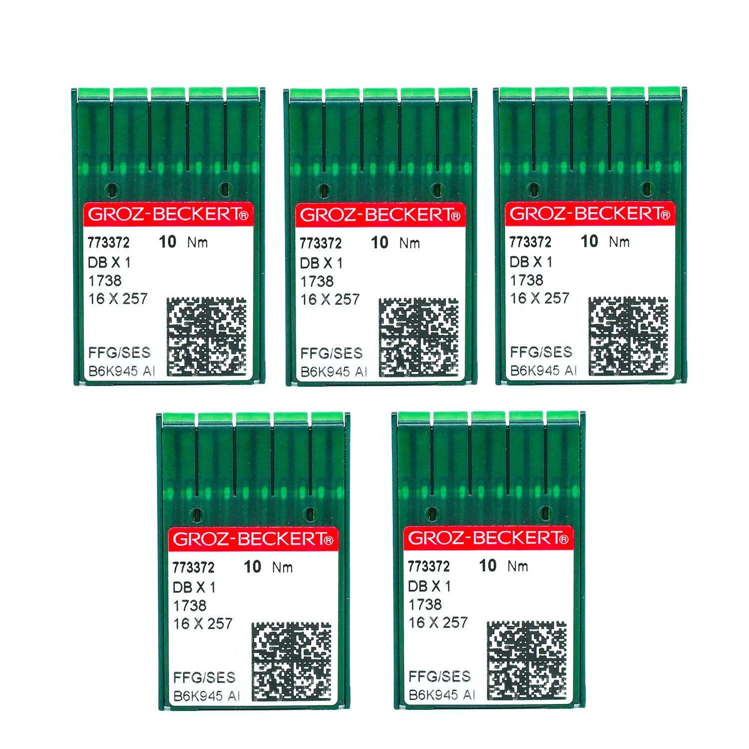 Иглы для швейных машин Groz-Beckert DBX1 50 шт. Size 9 - 65