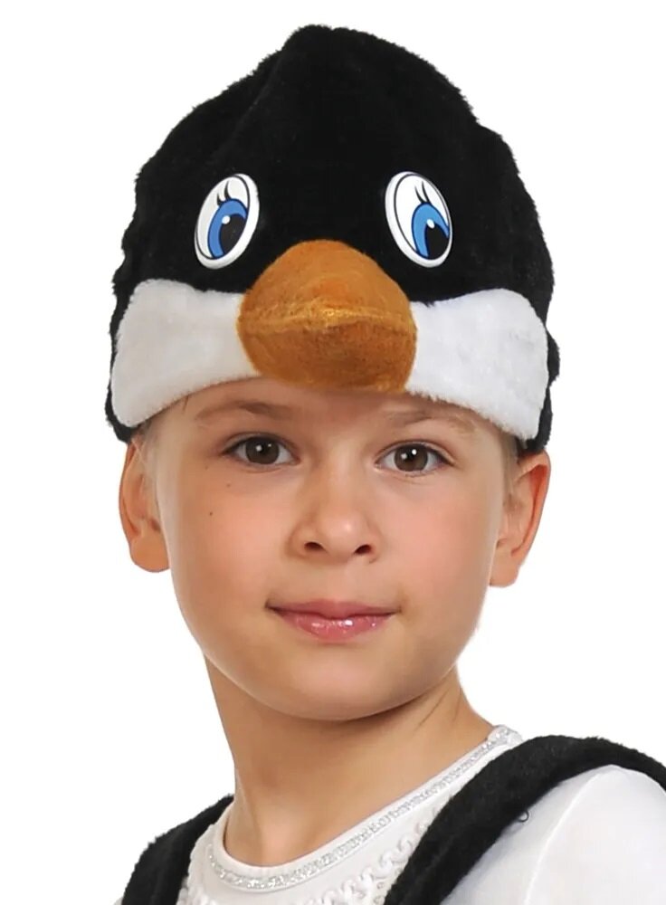 Маска - шапка Сорока дет, размер 52 - 54 , КарнавалоФФ