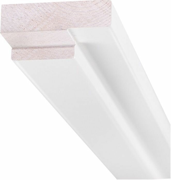 Олови дверная коробка перекладина М8 крашенная белая