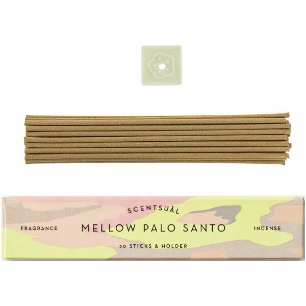 Благовоние Scentsual Mellow Palo Santo (Пало Санто), 30 палочек по 13,5 см