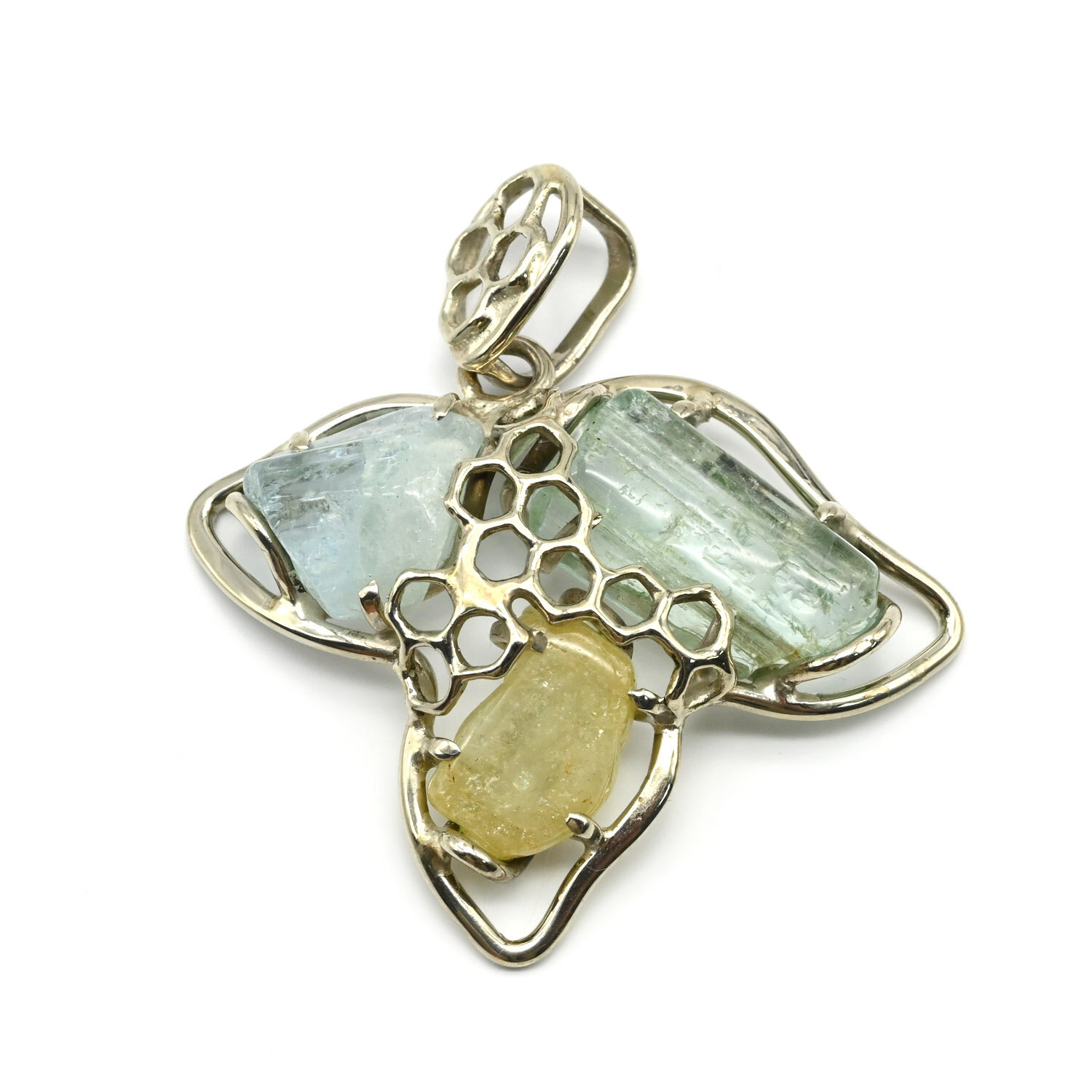 Подвеска, аквамарин