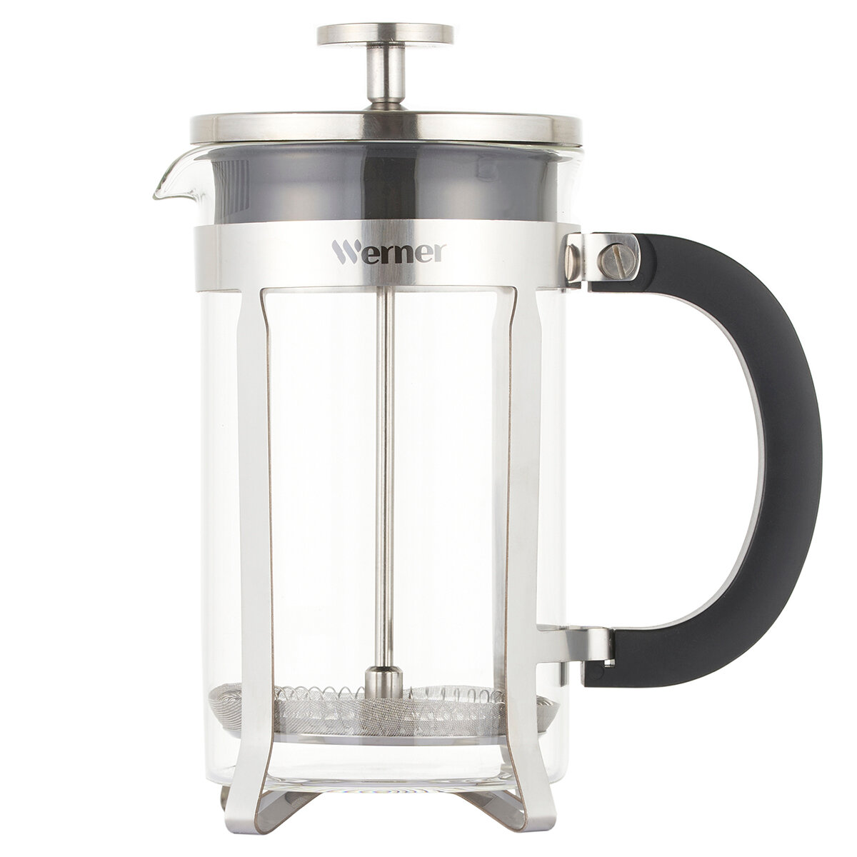 Френч-пресс GIPFEL Werner Vescona, 600 мл, нержавеющая сталь, черный, стальной