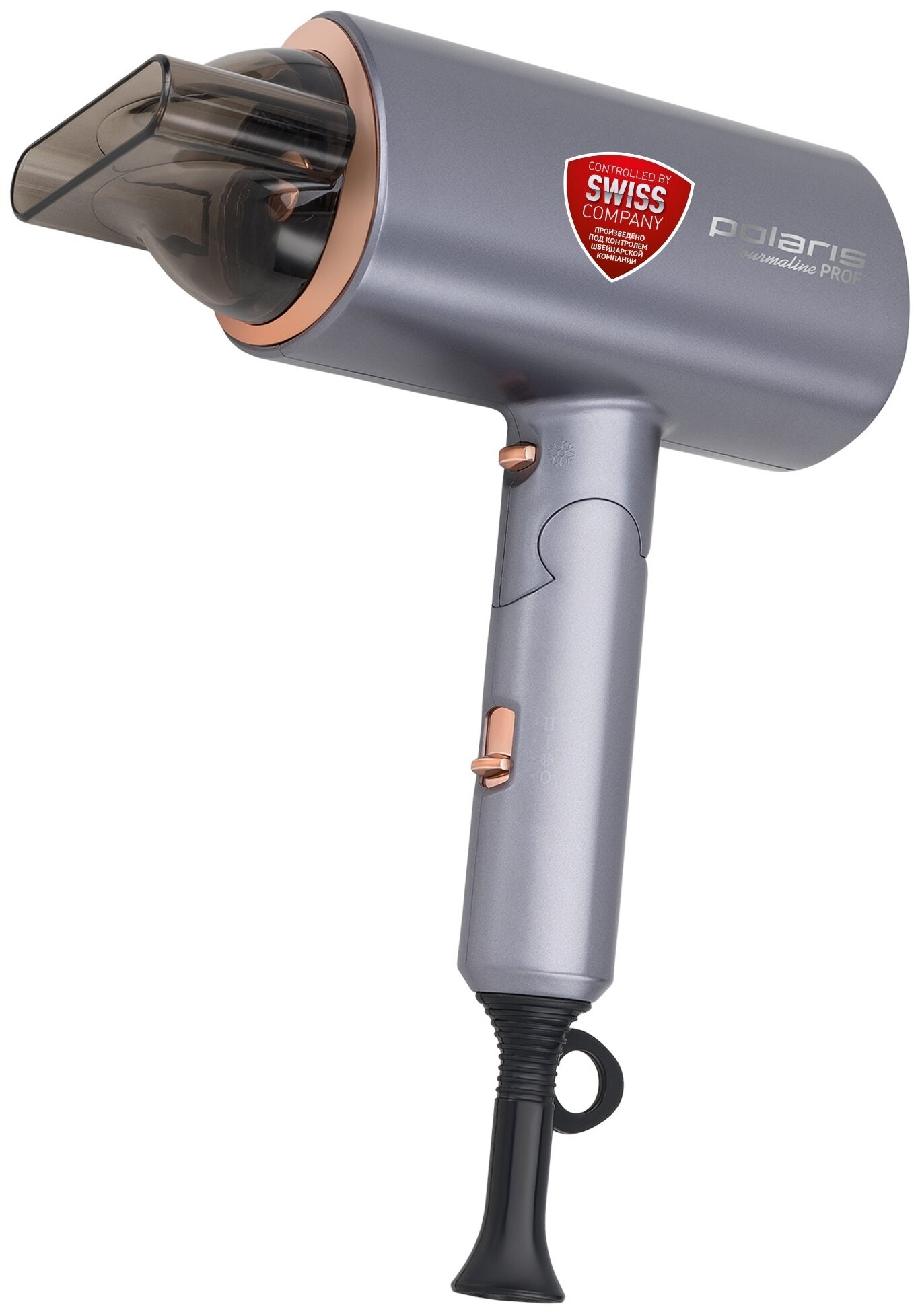 Фен Polaris PHD 2090ACi Tourmaline PROF Global, серый