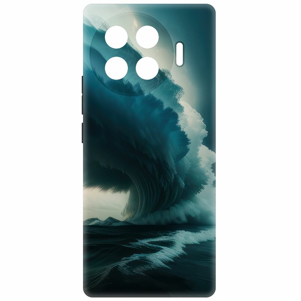 Чехол-накладка Krutoff Soft Case Торнадо для TECNO Spark 20 Pro+ черный