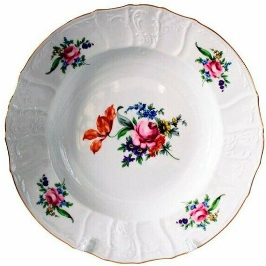 Блюдо Bernadotte "Мейсенский букет" 32 см