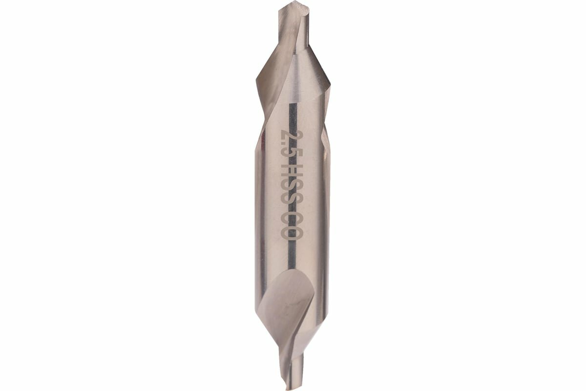 Сверло центровочное тип А 2.5x45.0x6.3 мм DIN333 HSSE-Co5 H-Tools 11-036-LC007