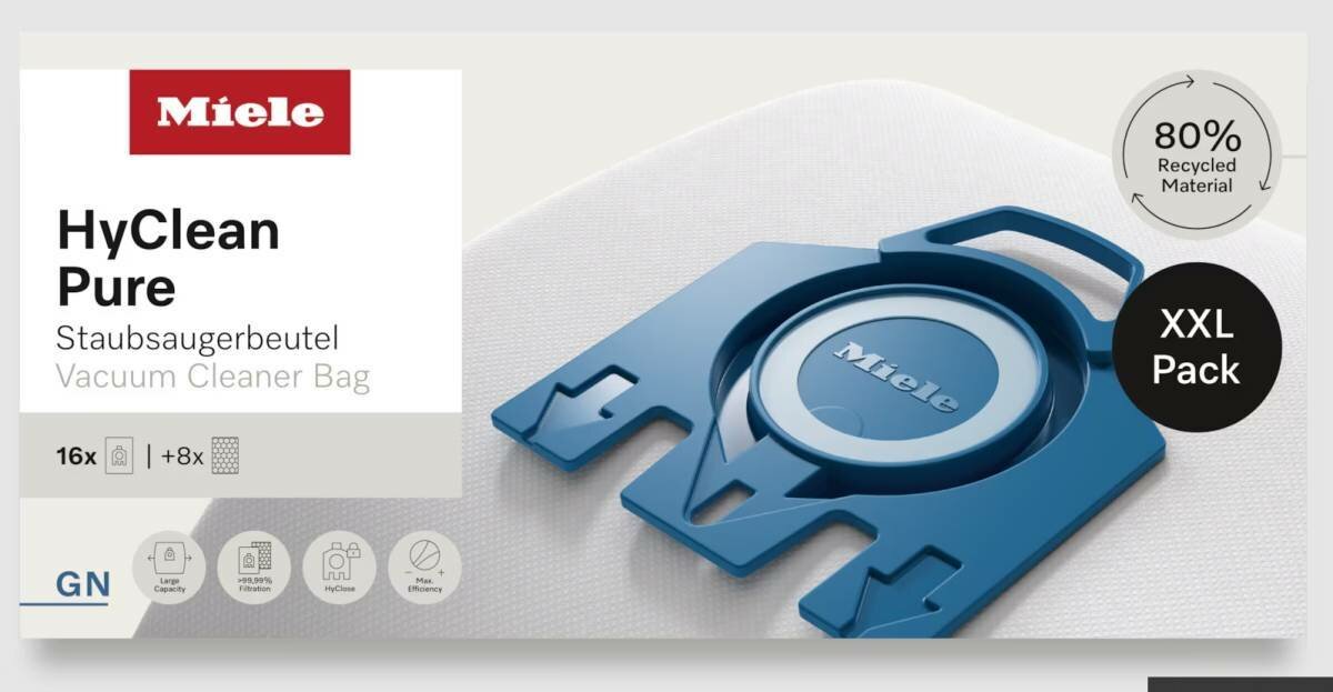 Пылесборник-мешок Miele XXL-Pack GN HyClean Pure, 16 шт.