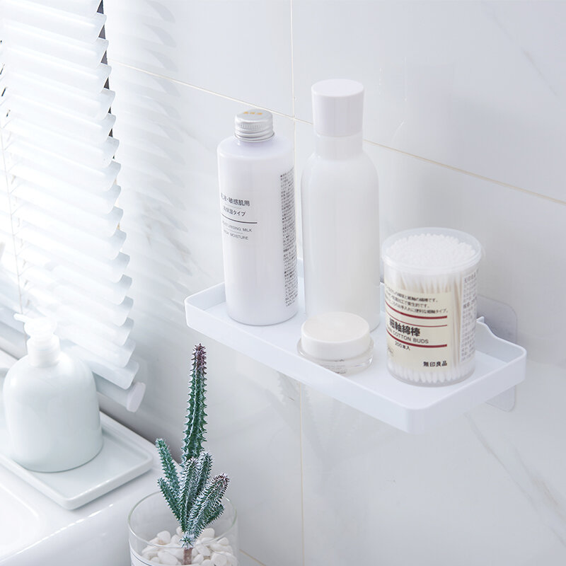 Полка на стикерах белая