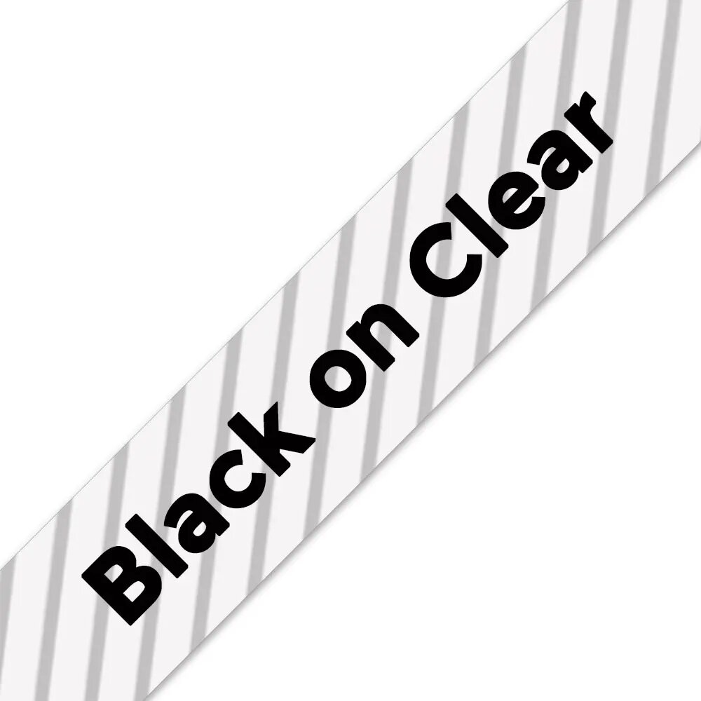 Кассеты для этикеток Unismar 45013 Black on Clear 12 мм