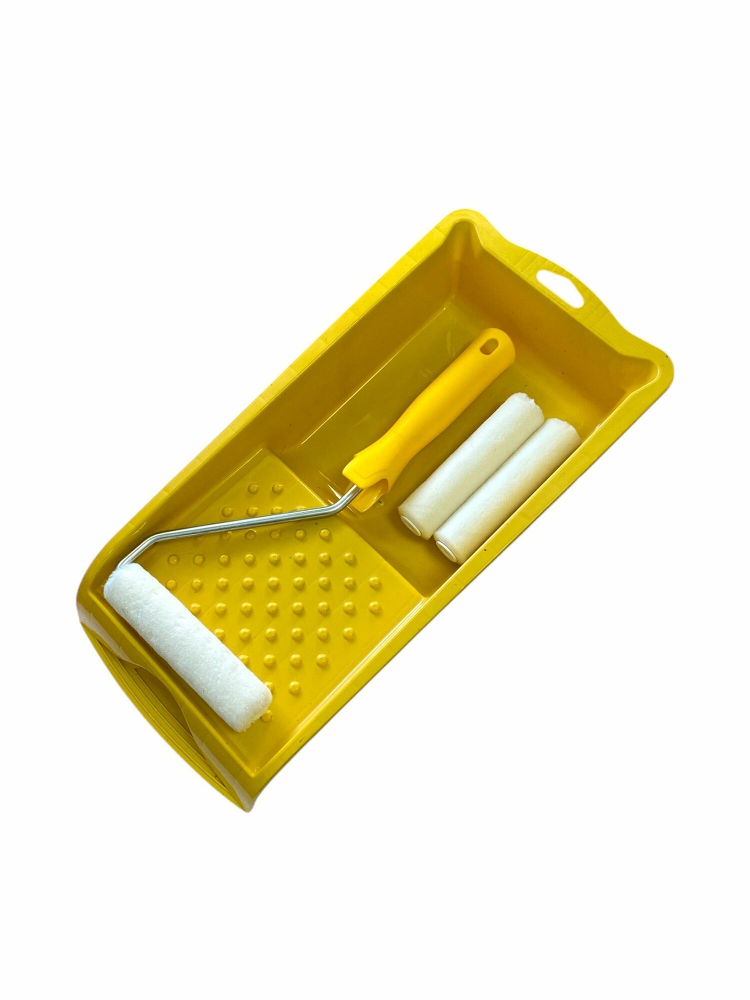 Набор малярный для эмалей: ванночка 330х170мм + валик 110мм полиамид + 2 сменных ролика