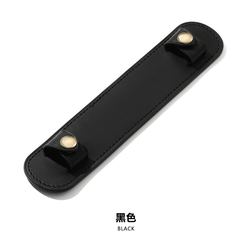 Наплечники D-7, дерево кремовое, кожа черная