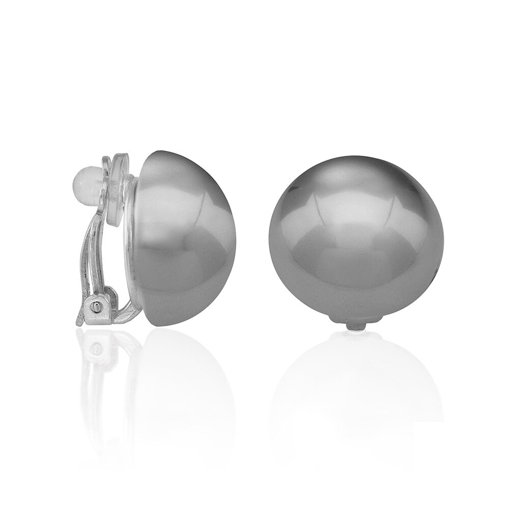 Серьги, серебро, 925 проба, родирование, жемчуг