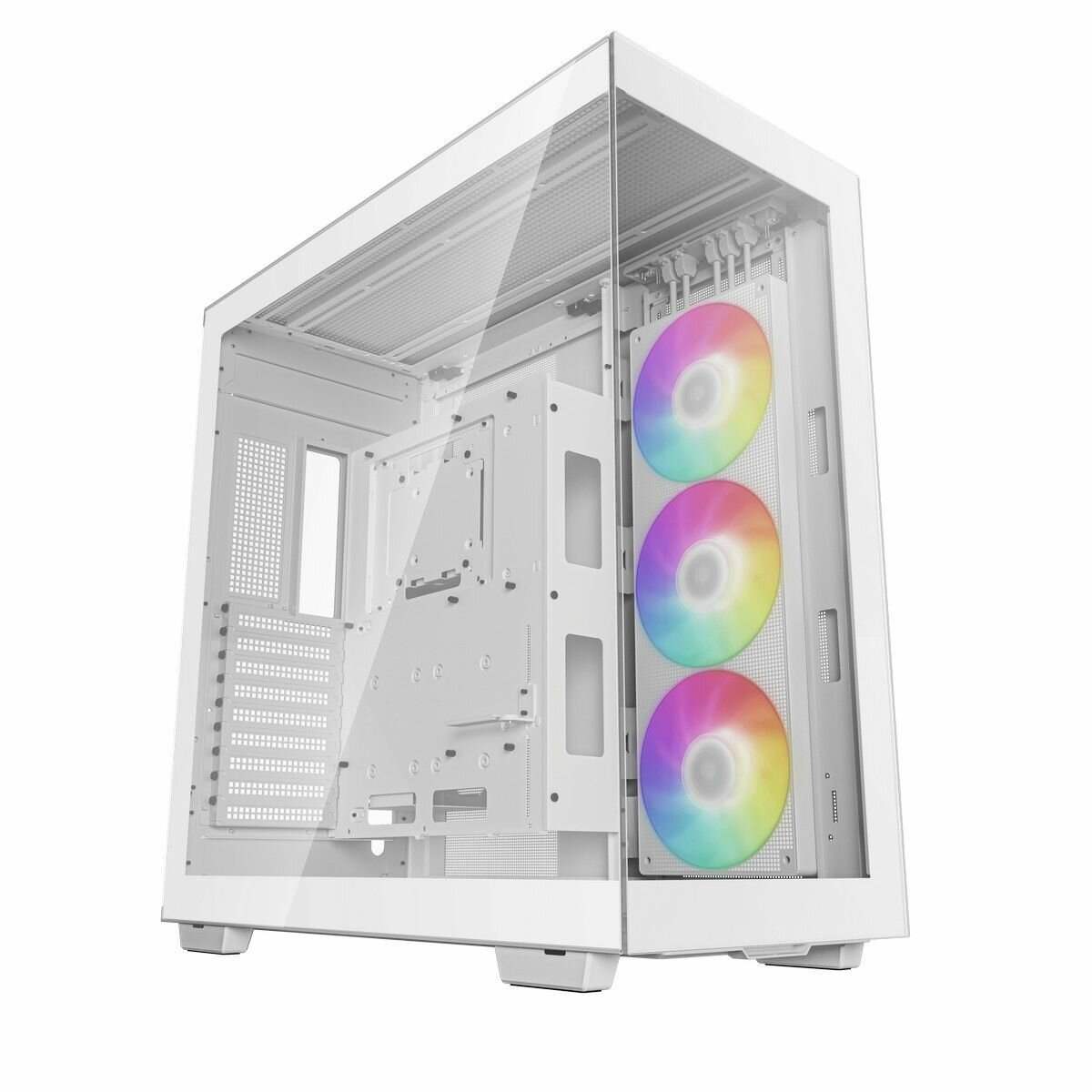Корпус для ПК белый, игровой, E-ATX/Mini-ITX, Deepcool CH780, R-CH780-WHADE41-G-1, закаленное стекло, без БП