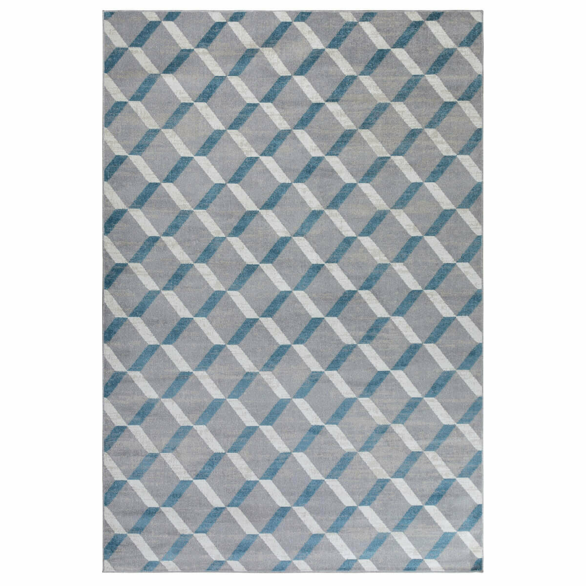 Ковер Турецкий Samira KLIO дизайн 00544A M. GRI-L. BLUE M. GREY-L. BLUE 1.6x2.3м