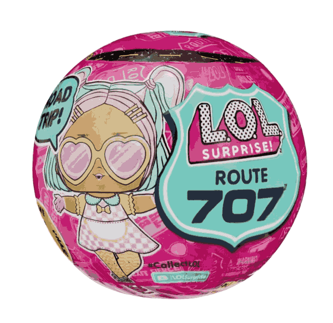 Кукла LOL Surprise Route 707 "TOT ASST" #1 IN PDQ, пластик, 7см