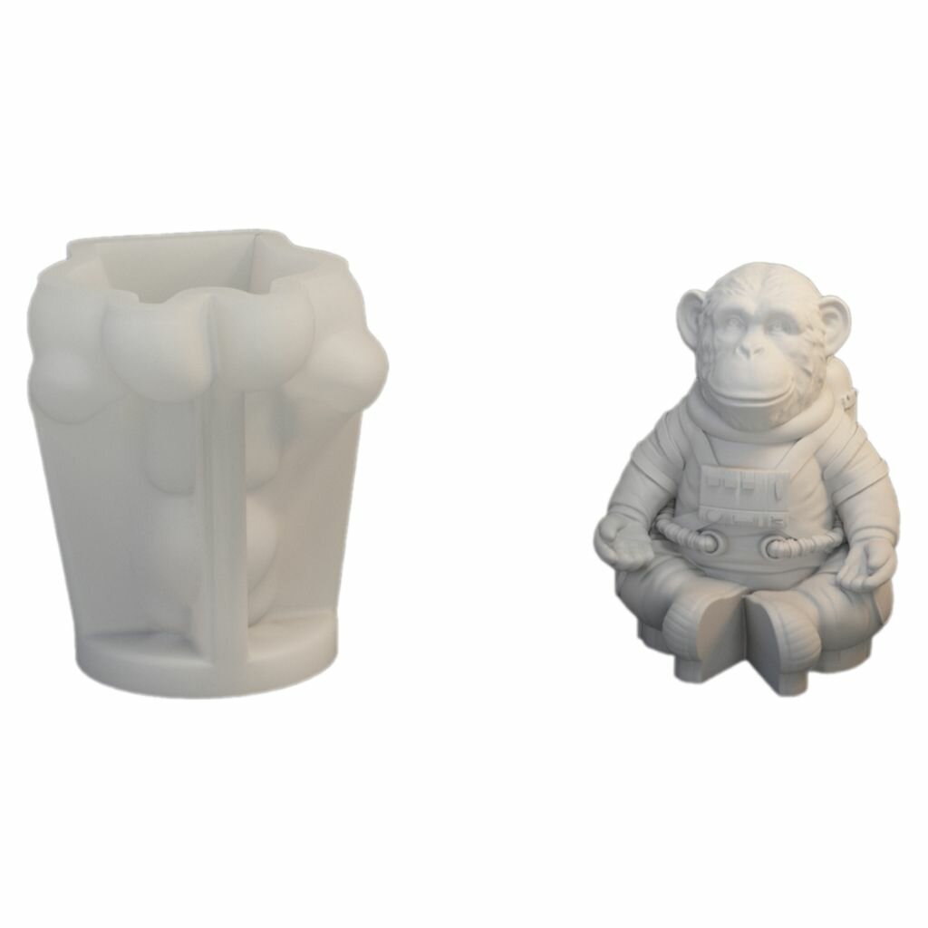 Эпоксидная форма для лунного астронавта своими руками-Космическая обезьянка