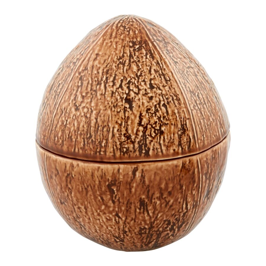 Емкость с крышкой Bordallo Pinheiro Тропические фрукты Кокос 20х25 см, керамика