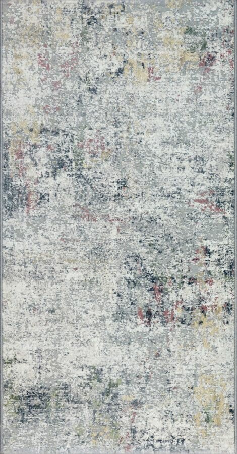 Серый ковер из полиэстера, Бельгия, 80 x 150 см