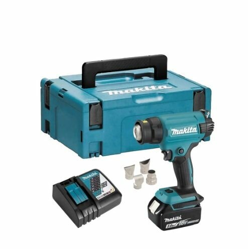 Фен аккумуляторный "MAKITA" DHG181RT1J 18В 1Аккм.5,0Ач и з/у.