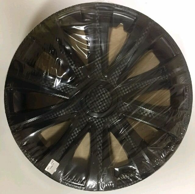 Колпак декоративный 14" Майбах черный глянец 2 шт.