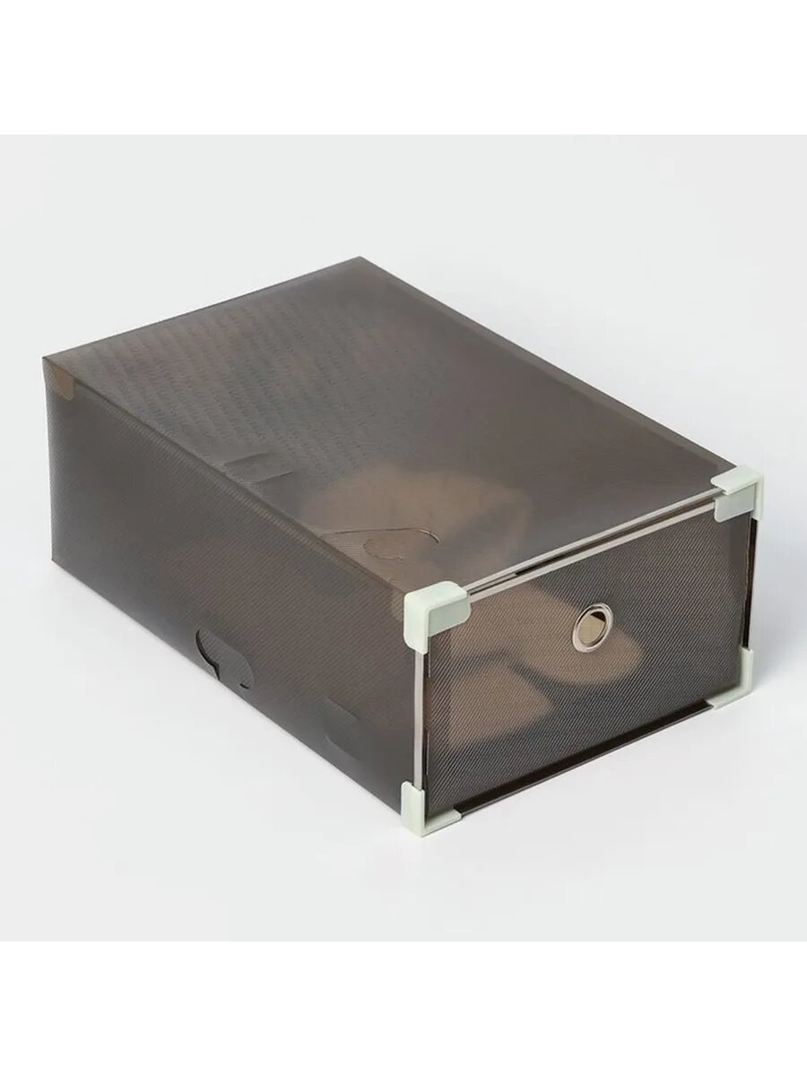 Практичная выдвижная коробка для обуви