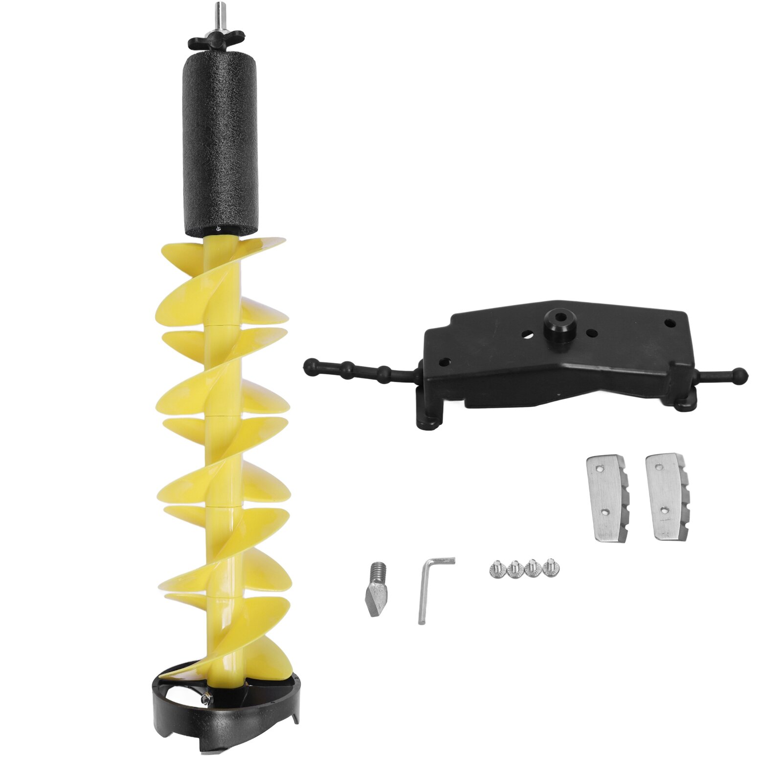 Ice Auger for Fishing Electric Nylon Corless with Positioning Drill Enthusiasts