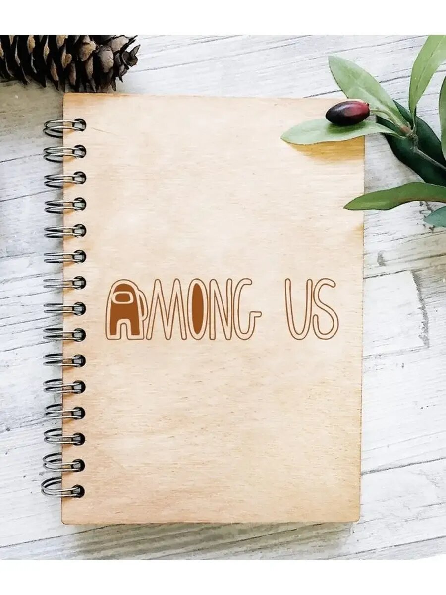 Скетчбук дерево Among Us, Амонг Ас №4