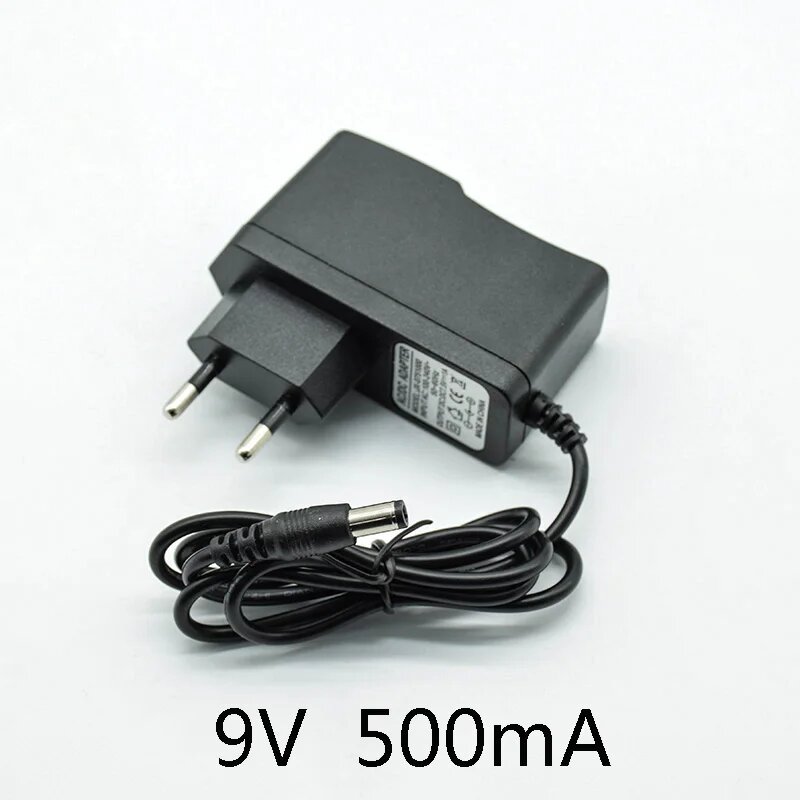 Блок питания 9V 500mA для гитарных эффектов