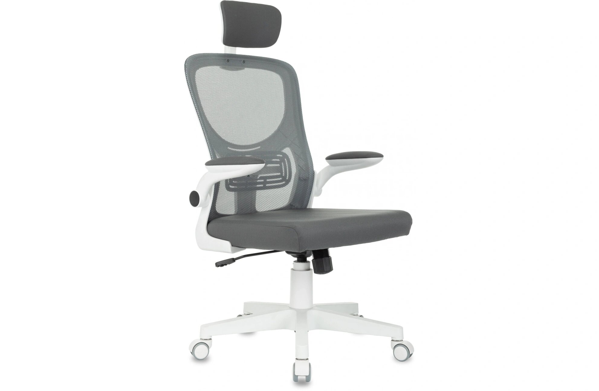 Кресло Бюрократ Aster NH-W, обивка: сетка/ткань, цвет: темно-серый Neo Grey (ASTER NH-W GREY)