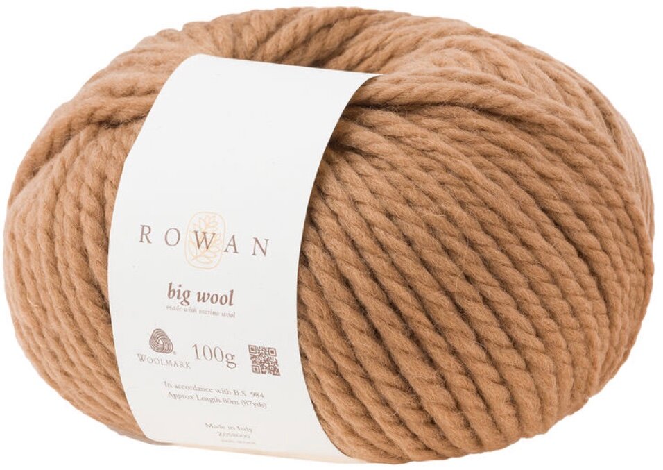 Big Wool /Биг Вул/ пряжа Rowan, Z058000 (082, biscotti (бискотти), коричневый)