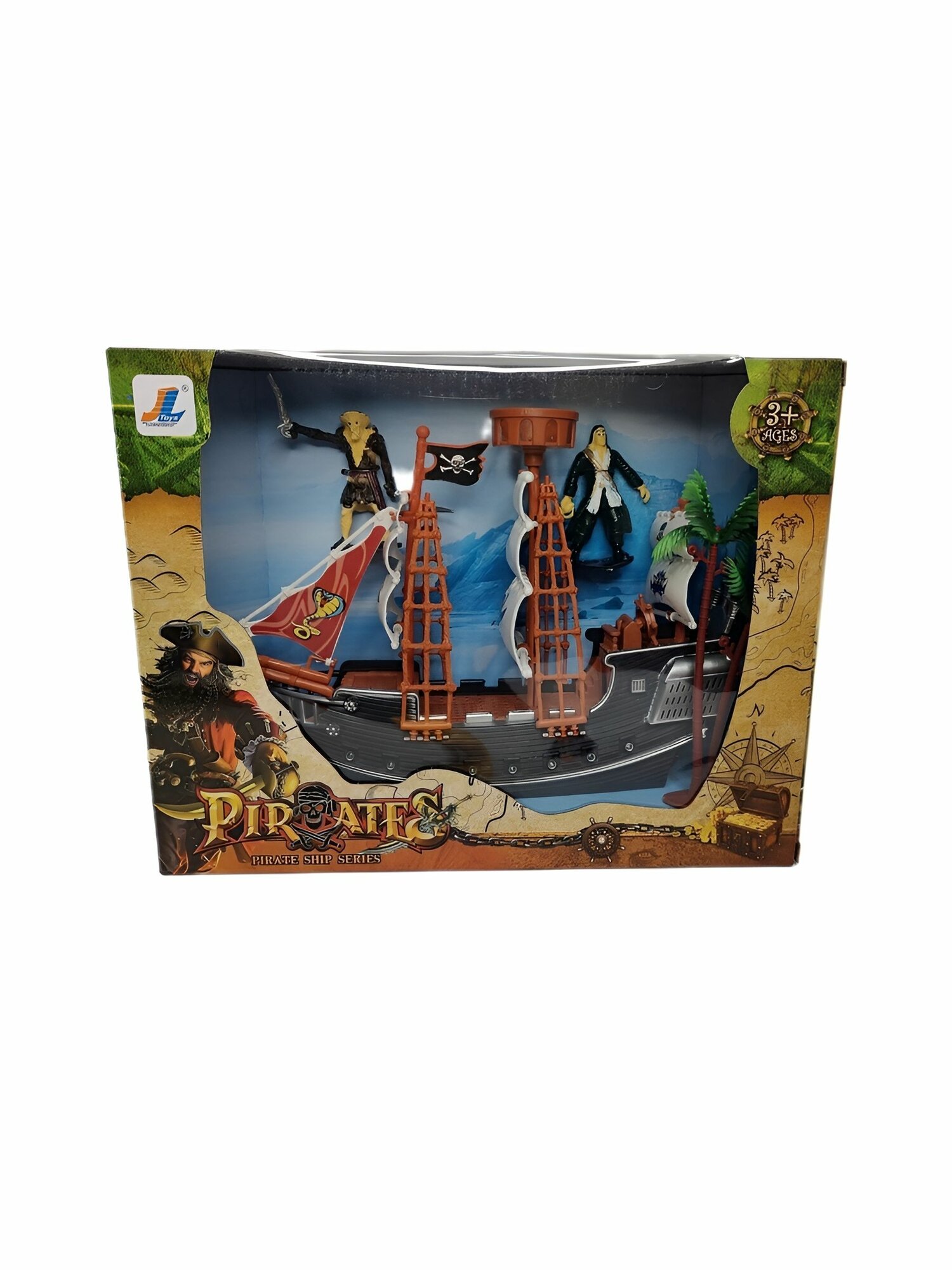 Игровой набор пирата "Пираты на корабле"