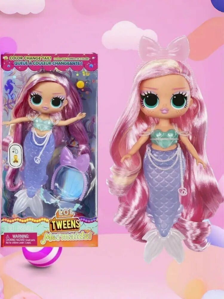 Кукла LOL Surprise Tweens Mermaid Lola Waves Fashion Doll Модная куклаКуклы - русалки