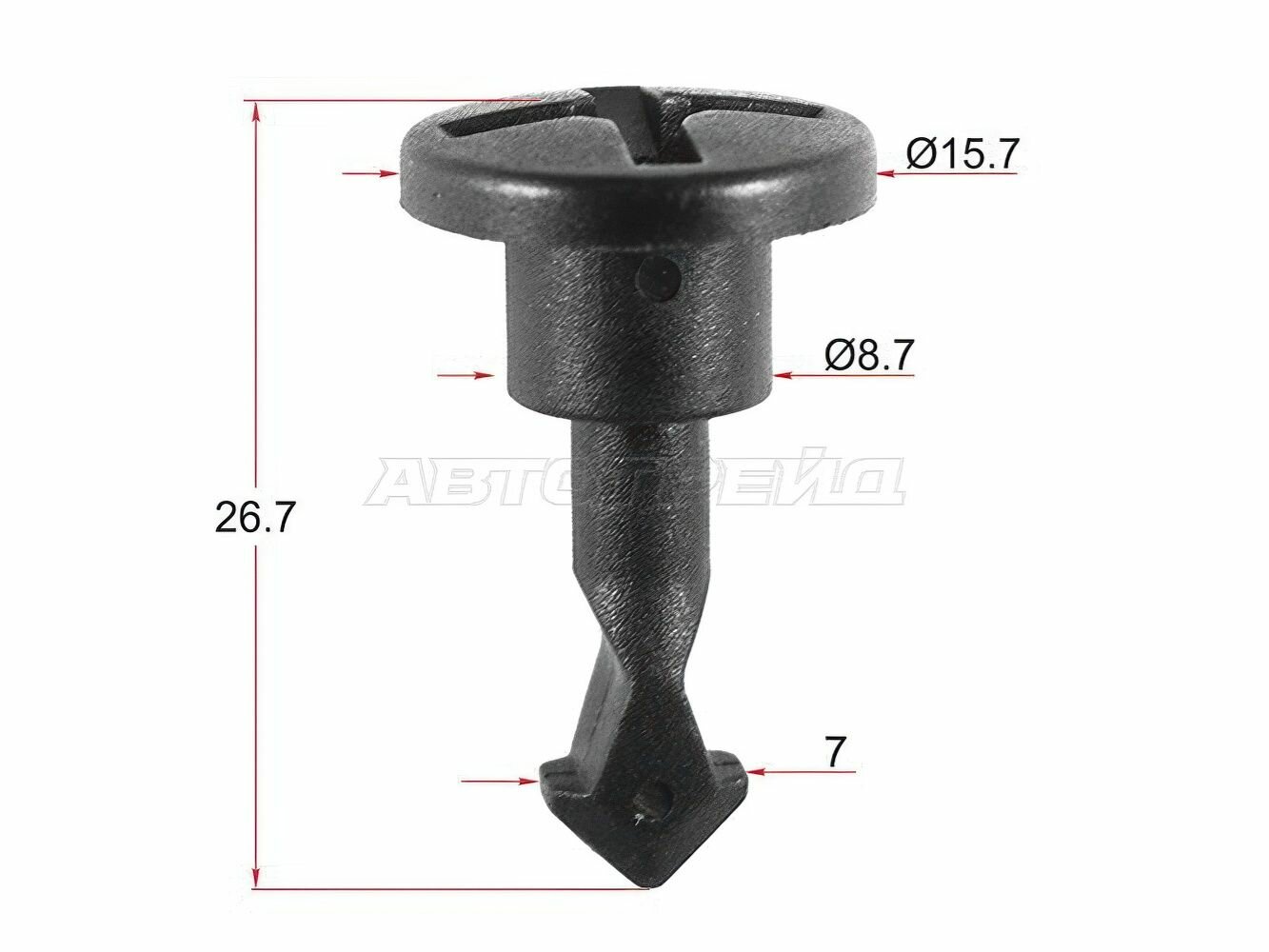 Клипса фиксатор, 10 шт для Ауди A6, S6, Фольксваген Пассат арт STM11287 SAT