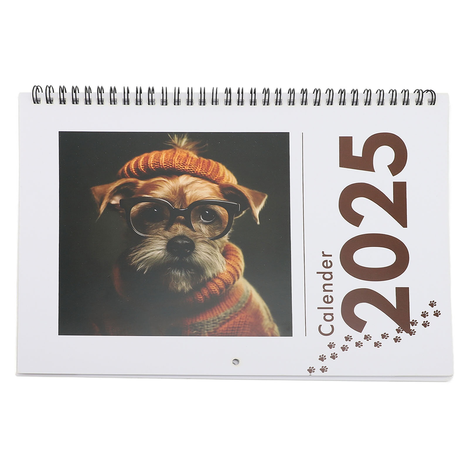 Календарь на 2025 год. Милые забавные картинки собак. Достаточно места для заметок. Подвесной календарь на 2025 год.