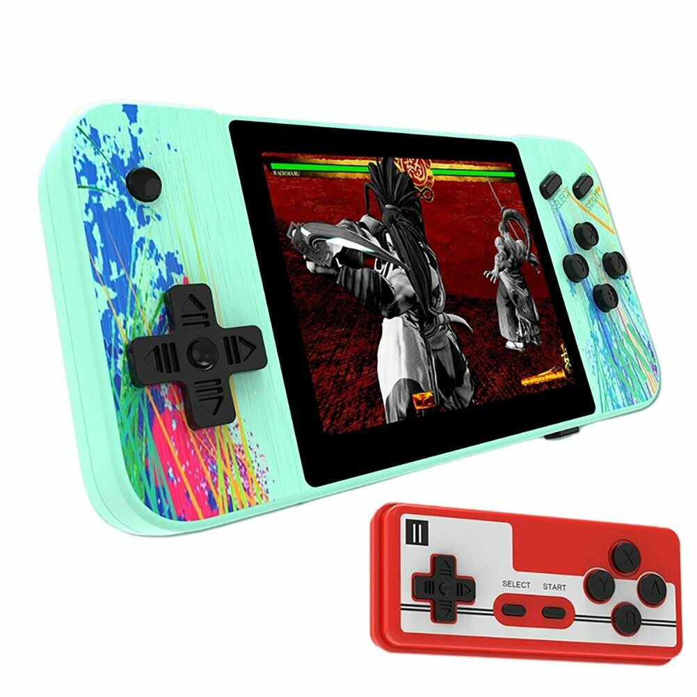 Портативная консольная консольная консоль в построении в 800 классических играх 3,5 дюйма большой экраны видеоигр ретро -игра в ретро -игровой консоли