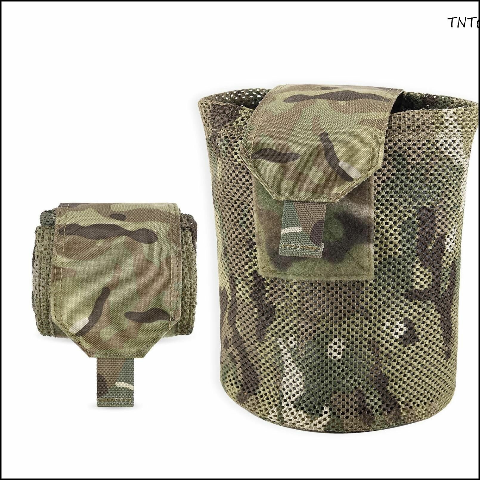 Кrydex тактический меш журнал Mag Dump Pouch, MOLLE/Belt Drop Foldable Tool Utility Pack Bag Multicam