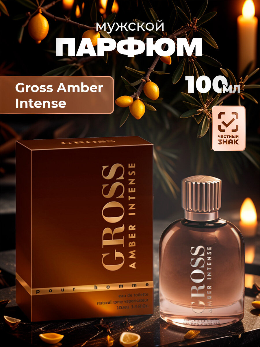 Christine Lavoisier Parfums Восточная туалетная вода мужская Gross Amber Intense 100мл