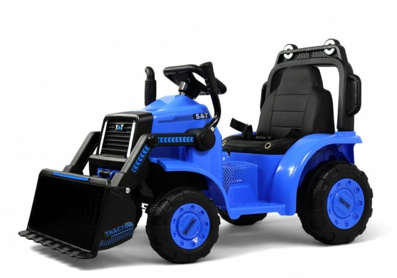 Другие электромобили Rivertoys Детский электромобиль трактор-погрузчик C004MC синий