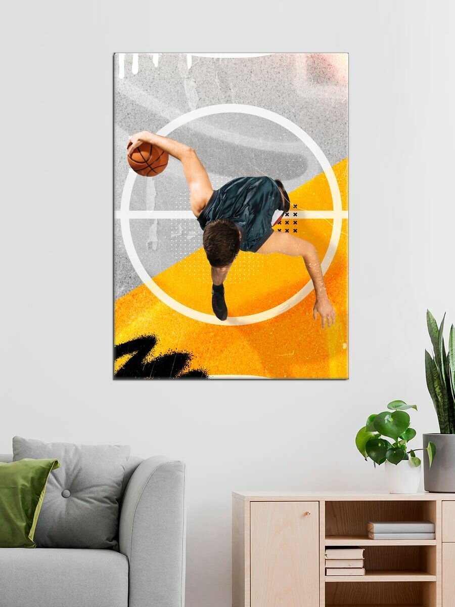 Картина на стену "Баскетбол", 50х70 см