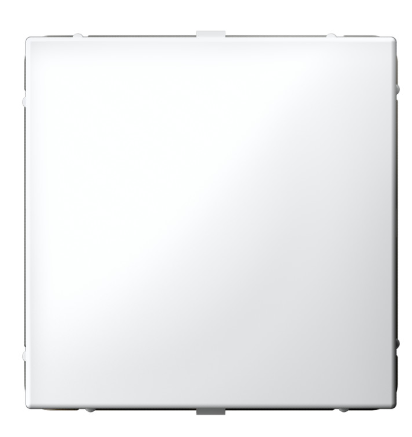 Заглушка для розеток Systeme Electric / Систем Электрик ArtGallery квадратной формы с суппортом для многопостовых рамок, из ABS пластика, белый, IP20, 71х71х21мм / электрика