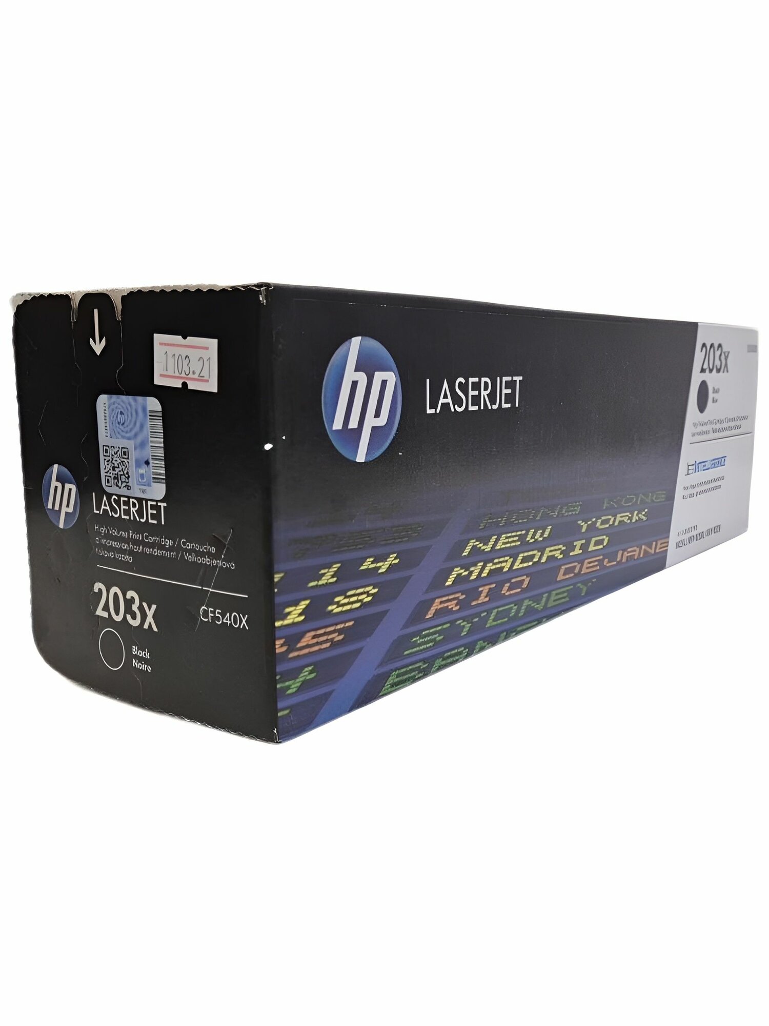 Картридж лазерный HP CF540X (203X) оригинальный, черный (3 200 стр.) для LaserJet M254, M280, M281
