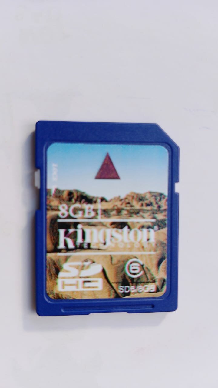 Карта памяти Kingston SDHC 8Gb Class 6 (SD4/8GB). 1 штука. Made in Taiwan