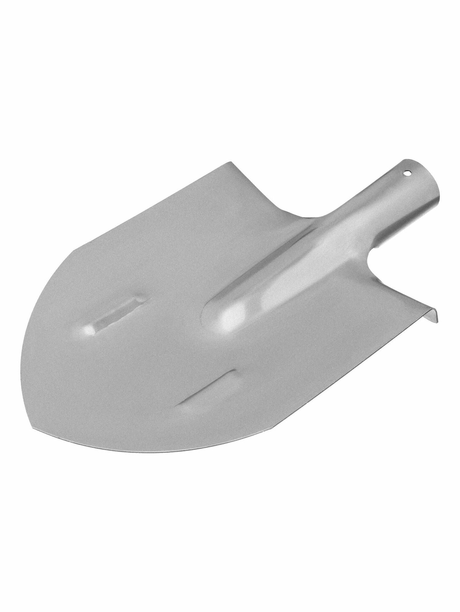 Лопата штыковая, нержавеющая сталь, 200 х 265 мм, ребра жесткости, без черенка, Россия Сибртех 614375