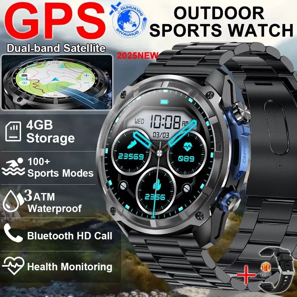 Часы JITE ABC DTG1, GPS, AMOLED, барометр, альтиметр, сенсорные