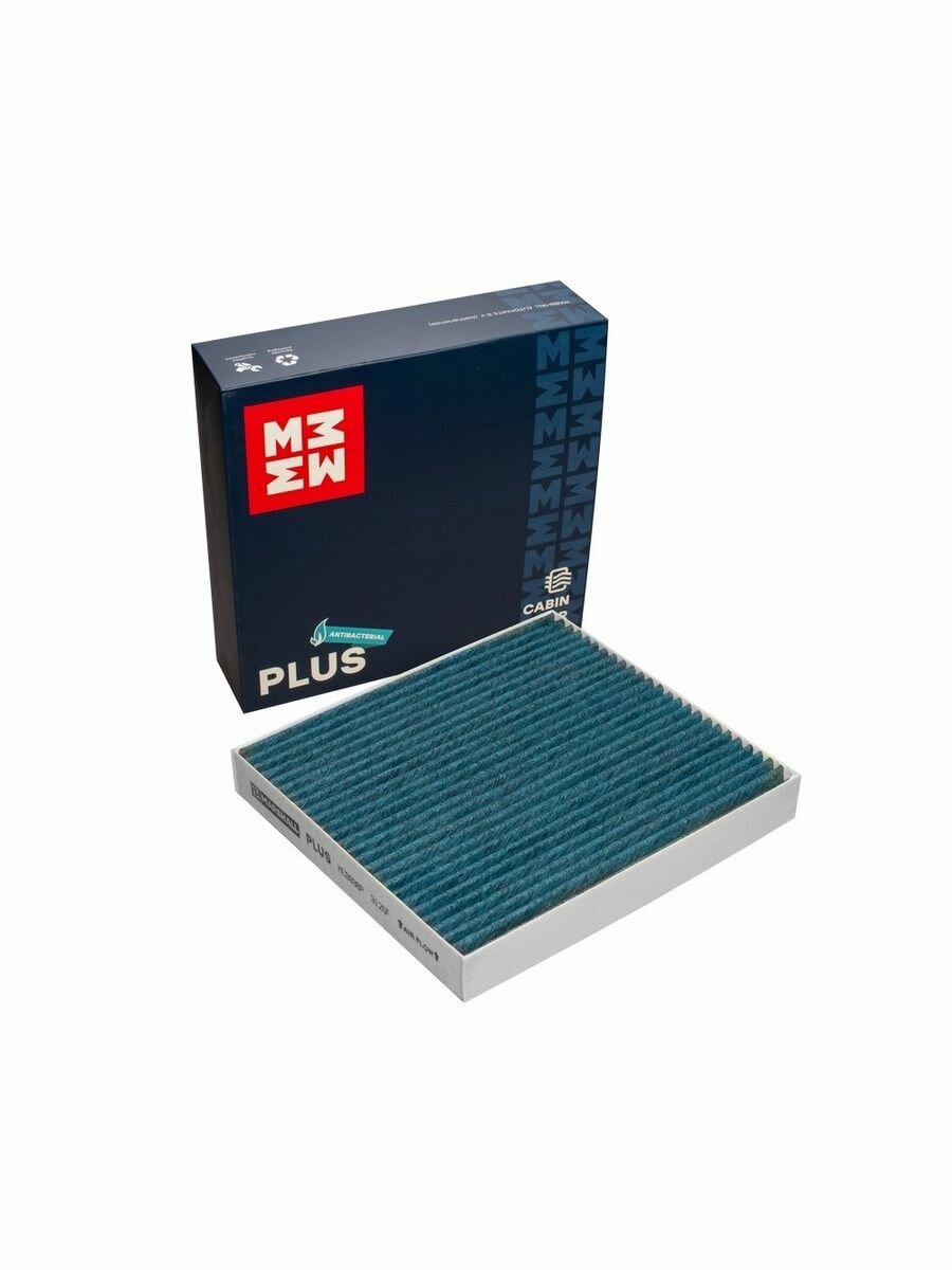 Фильтр салонный антибактериальный Plus для а/м Hyundai Santa Fe, Kia K5, Sorento / Хендай Санта Фе, Киа к5, Соренто, Marshall MC8936P